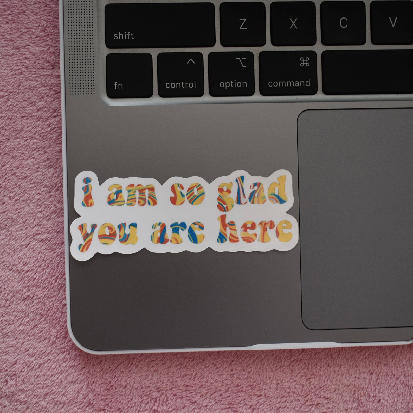 I am so glad you are here sticker | Etsy