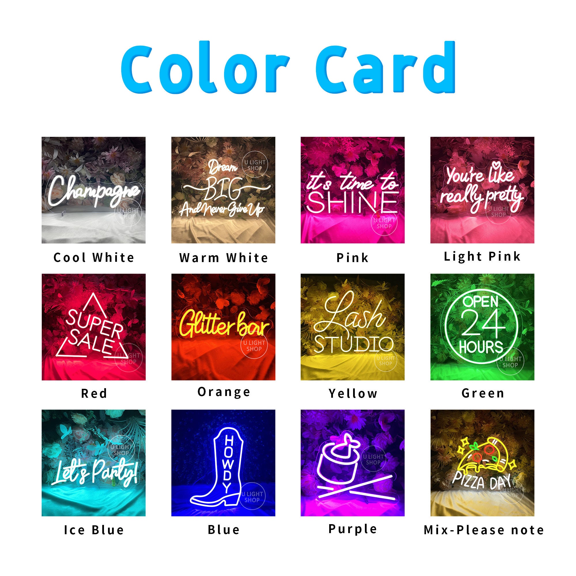 Custom Name Neon Sign,table Name Neon Sign,kids Room Table Light,home ...