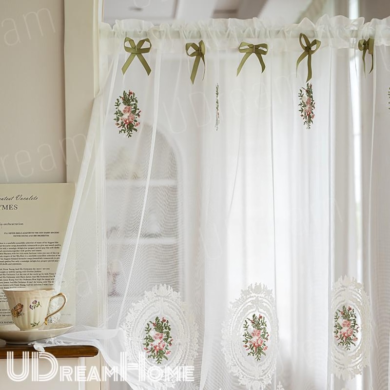 Rose Curtain Rod - Etsy