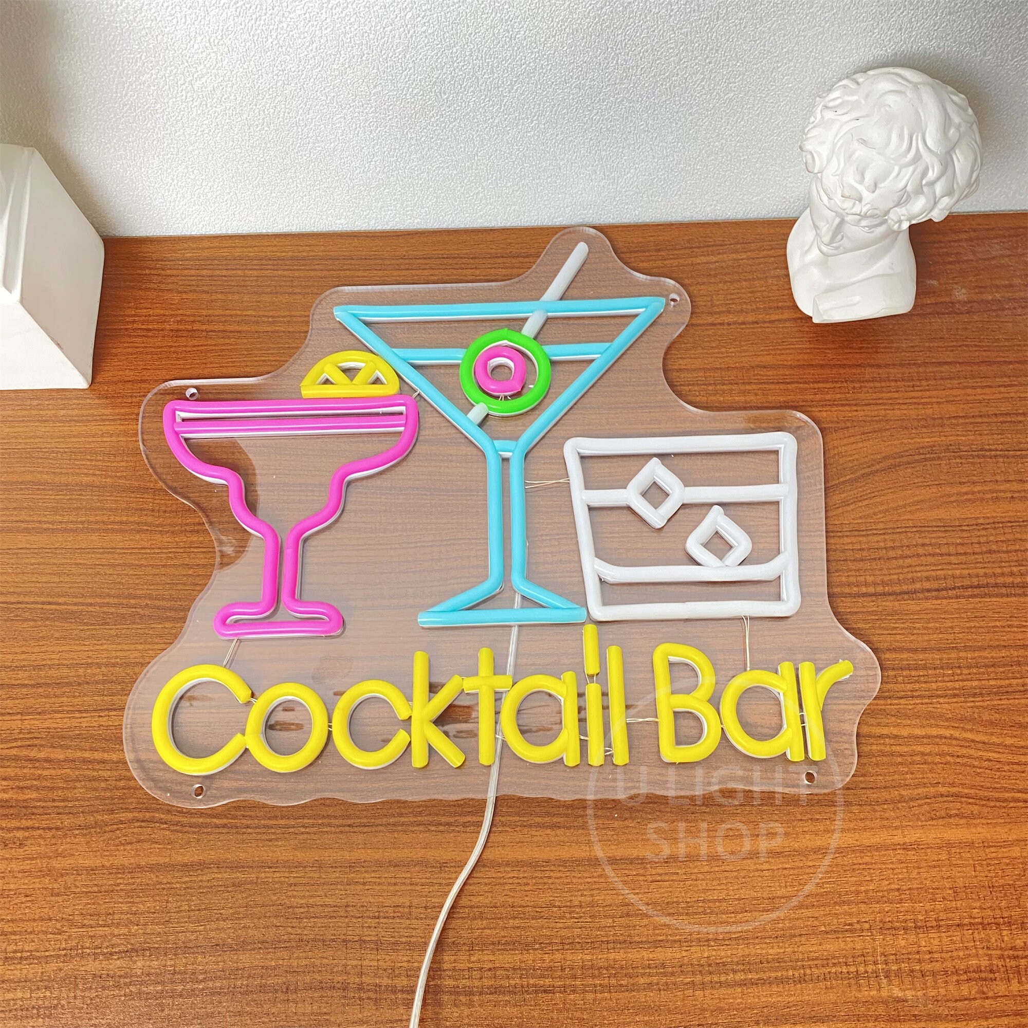 Cocktail Bar Neon Sign,custom Shop Bar Neon Light,bar Open Logo LED ...