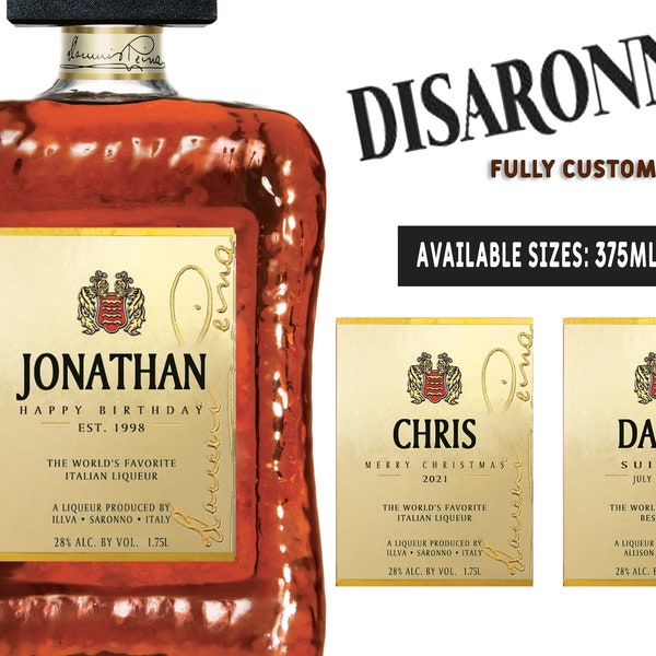 Disaronno Label - Etsy UK
