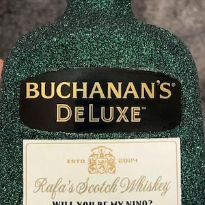 Personalized Buchanan's Scotch Whisky Label Bottle | Custom Buchanan's ...