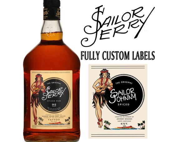 Matroos Jerry Rum Pin Up Our New Look | New Sailor Jerry Bottle
