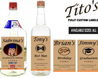 Printable Vodka Label Editable Customize Vodka Gift (Download Now) - Etsy