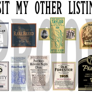Personalized Barrell Craft Bourbon Label Bottle | Custom Barrell Craft ...