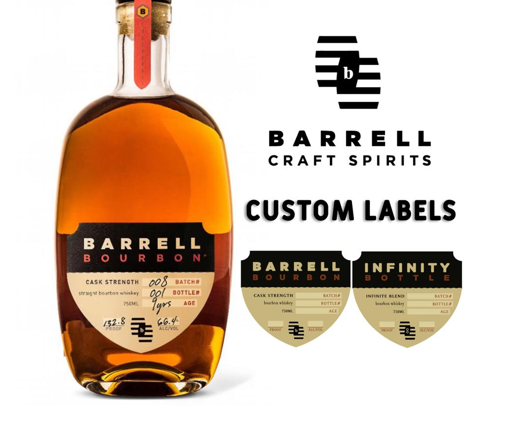 Personalized Barrell Craft Bourbon Label Bottle | Custom Barrell Craft ...