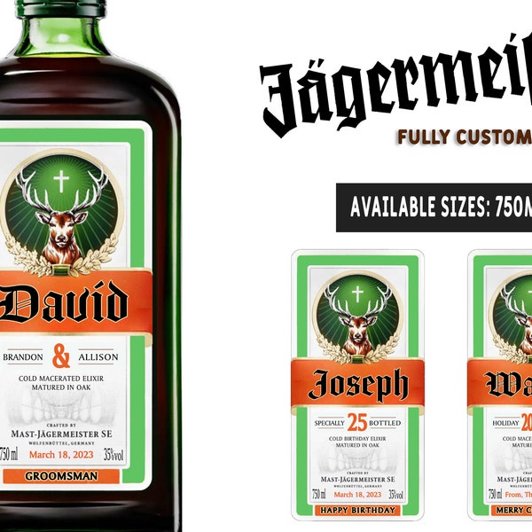 Jagermeister Bottles - Etsy