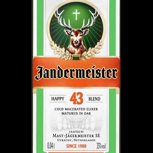 Custom Jagermeister Label Bottle DIGITAL File Jagermeister Birthday ...