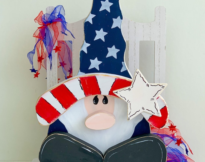 Uncle Sam Gnome - Etsy