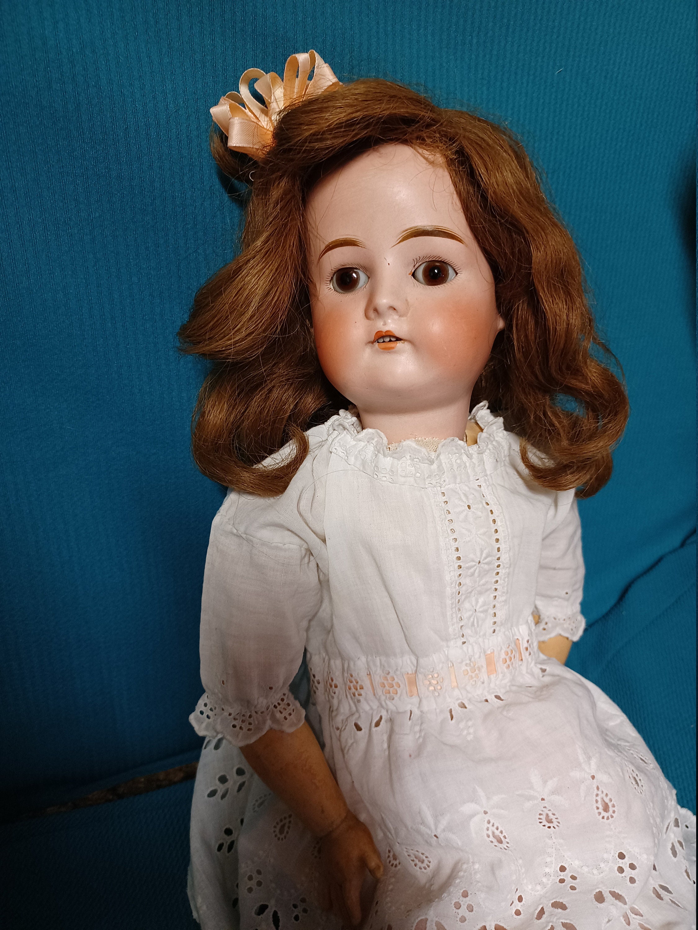 Antique 21 Dressel, Cuno & Otto. Doll / Mohair Wig /ball Jointed Body ...