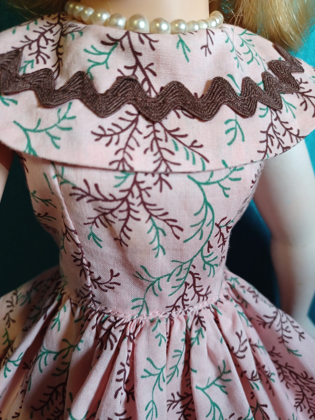 VT 18 Pink and Black Day Dress for Miss Revlon, Cissy Dollikins, Etc ...