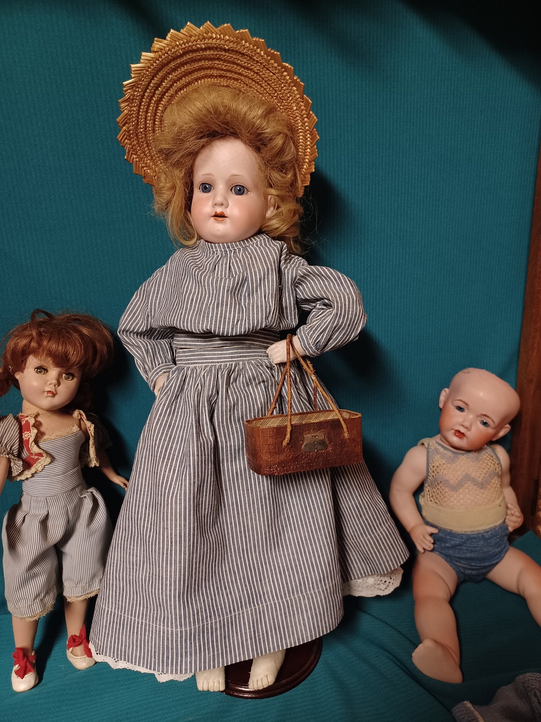 22" All Original AM Doll Jointed Leather Body / Nurse Doll / #370 - Etsy