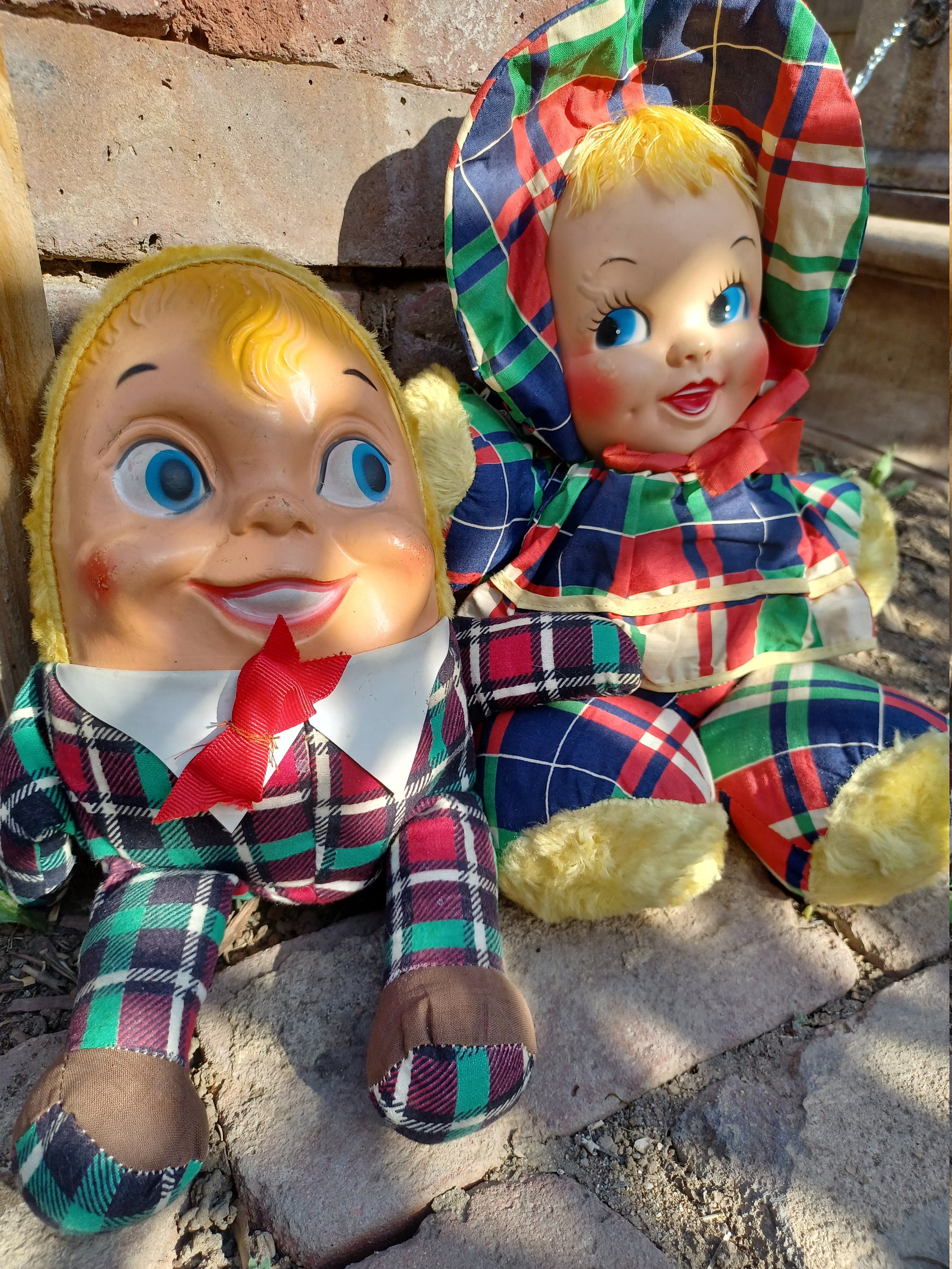 Carnival Side Glancing Gund Plaid Perki Dolli Plush Toy/ Doll - Etsy