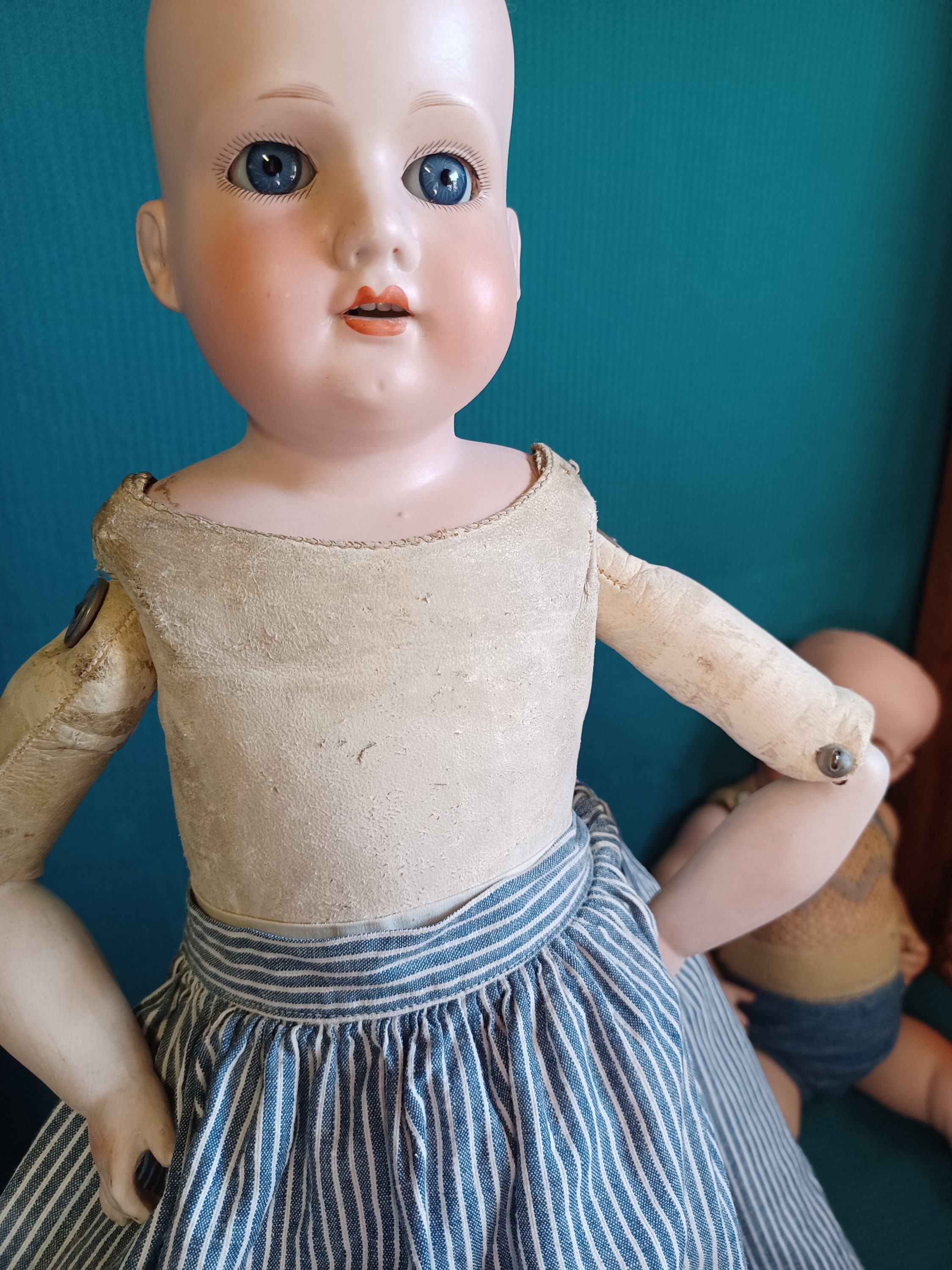 22 All Original AM Doll Jointed Leather Body / Nurse - Etsy