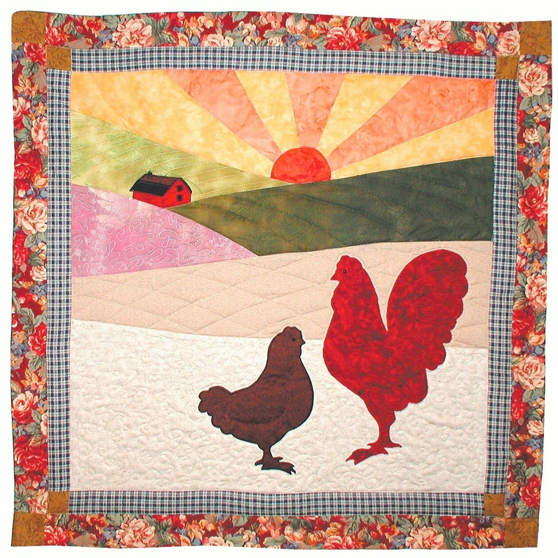 Chicken Quilt Pattern - Etsy