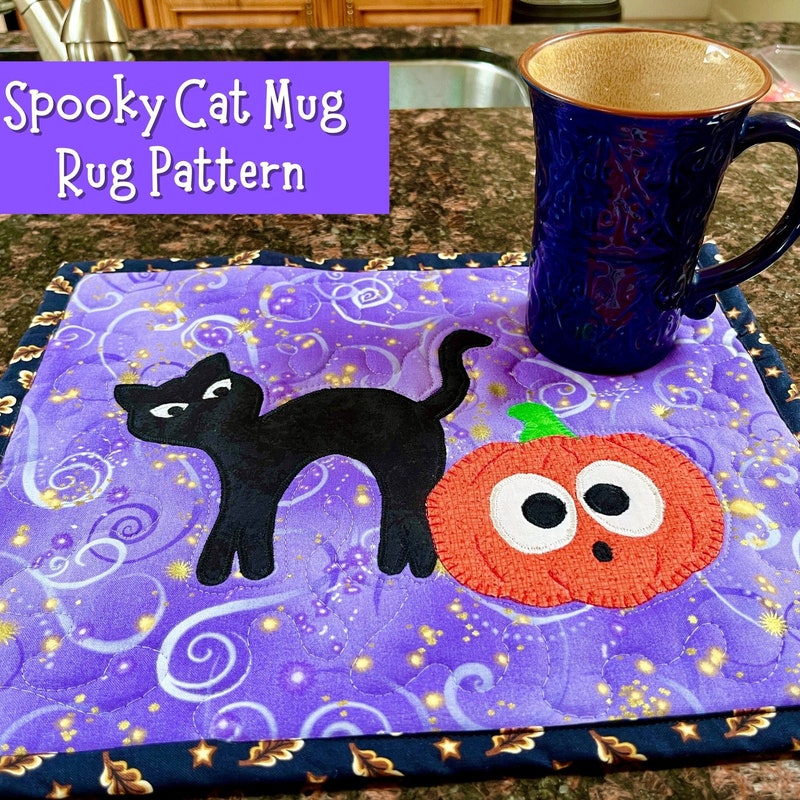 Halloween Mug Rug - Etsy