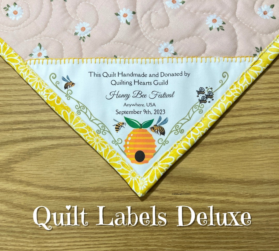 Printable Quilt Labels: Triangle Corner Designs (digital Download) - Etsy