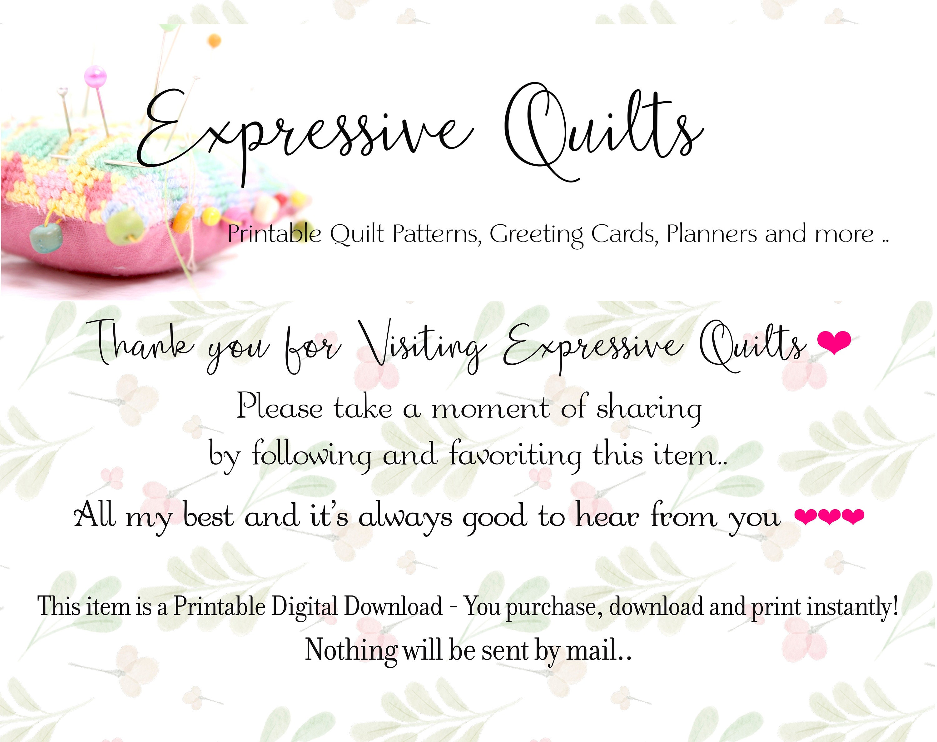 Quilt Notecards Collection of 4 Original Art for Any - Etsy