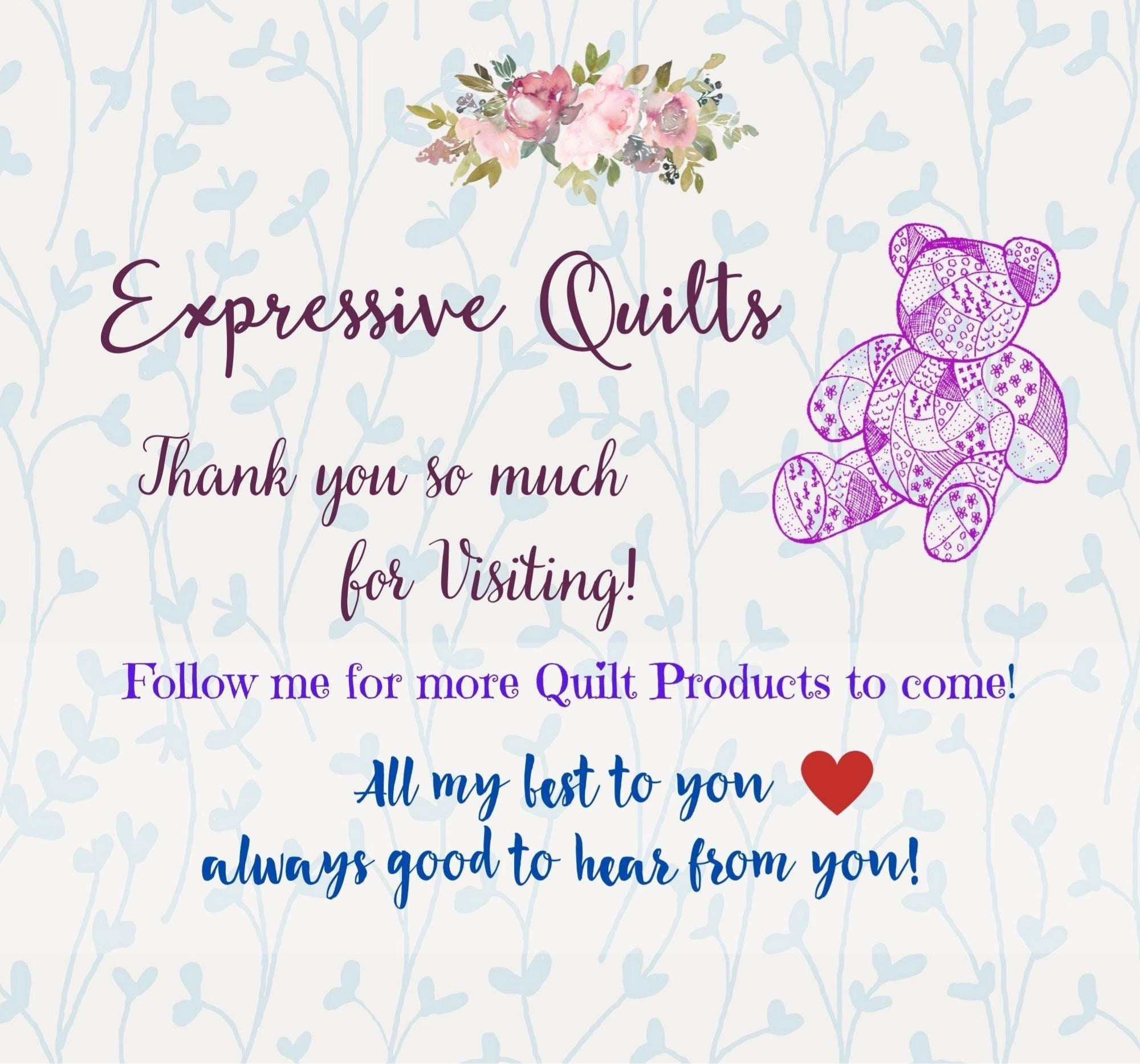 Quilted Product Tags & Labels Editable for Your Handmade Items, Craft ...