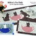 Cat Table Runner, Placemats Quilt Pattern - Kittens Tea Party - Fusible ...