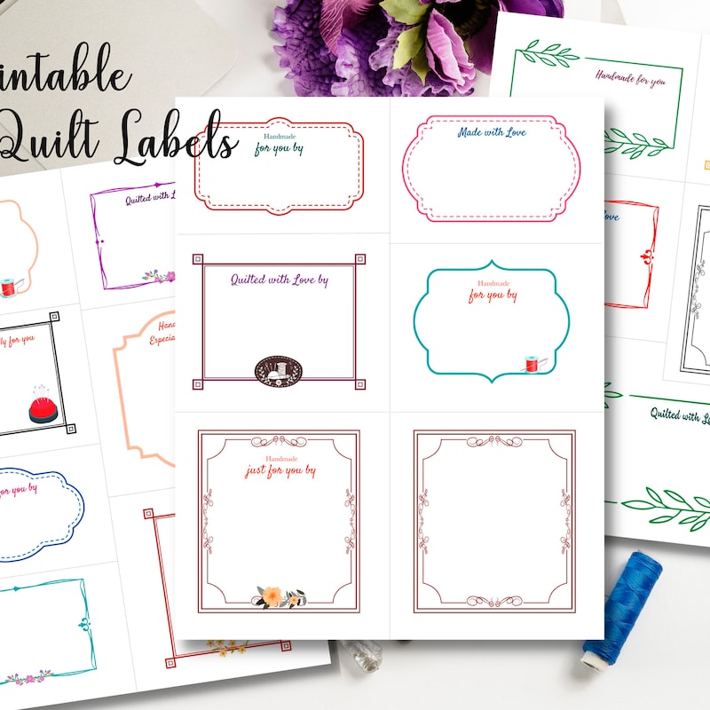 Quilt Labels Personalized - Etsy