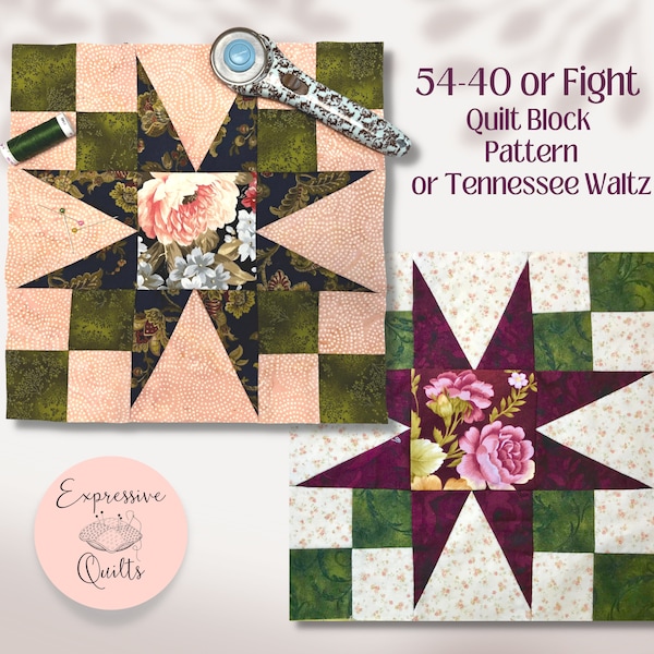 Quilt Block Pattern - Etsy
