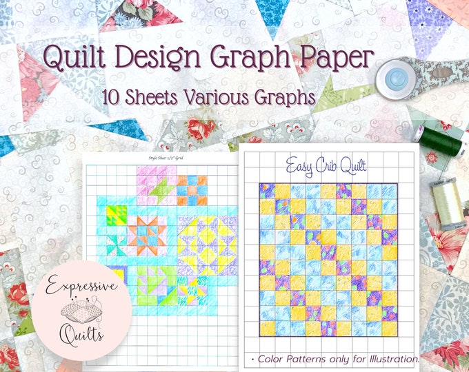 Quilt Layout Grid Paper - Etsy Canada