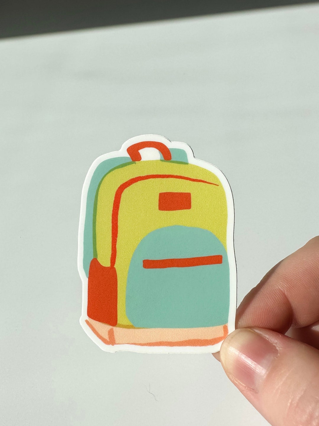Backpack Vinyl Sticker - Etsy