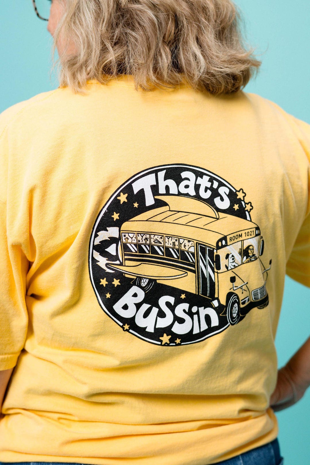 That's Bussin School Bus Tee - Etsy