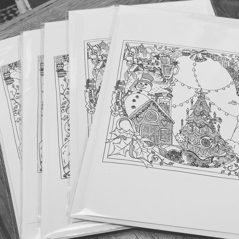 Christmas Colouring in Page | Instant Digital Download Printable ...