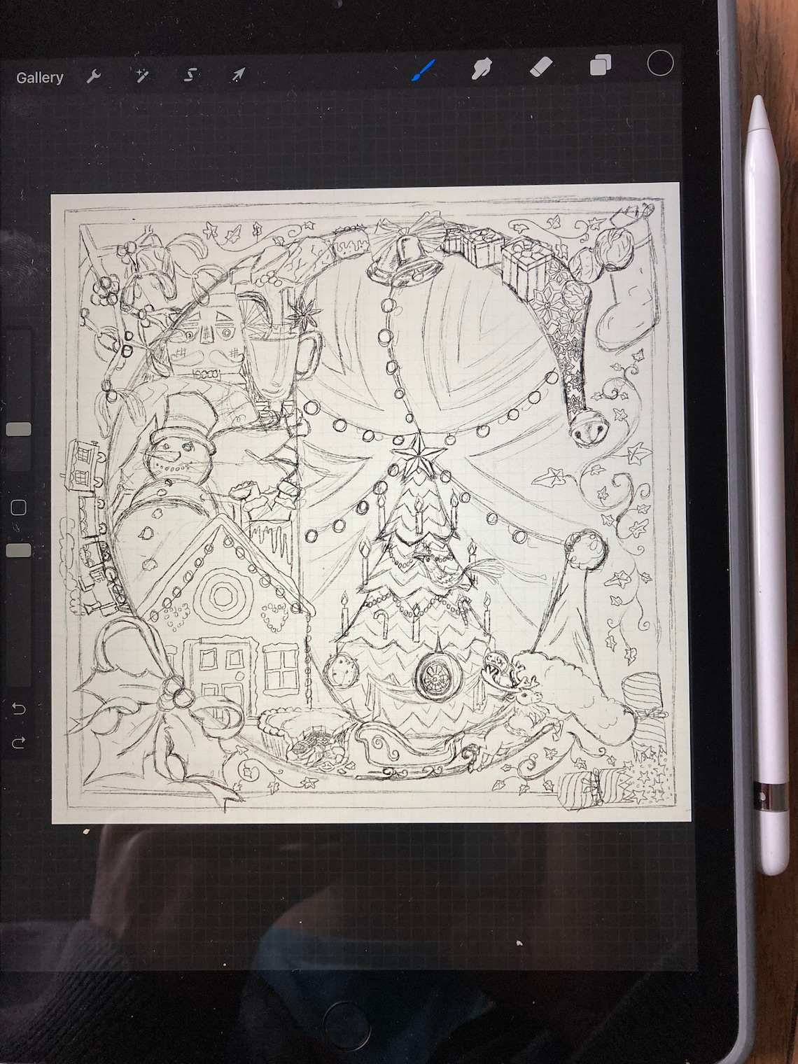Christmas Colouring in Page | Instant Digital Download Printable ...