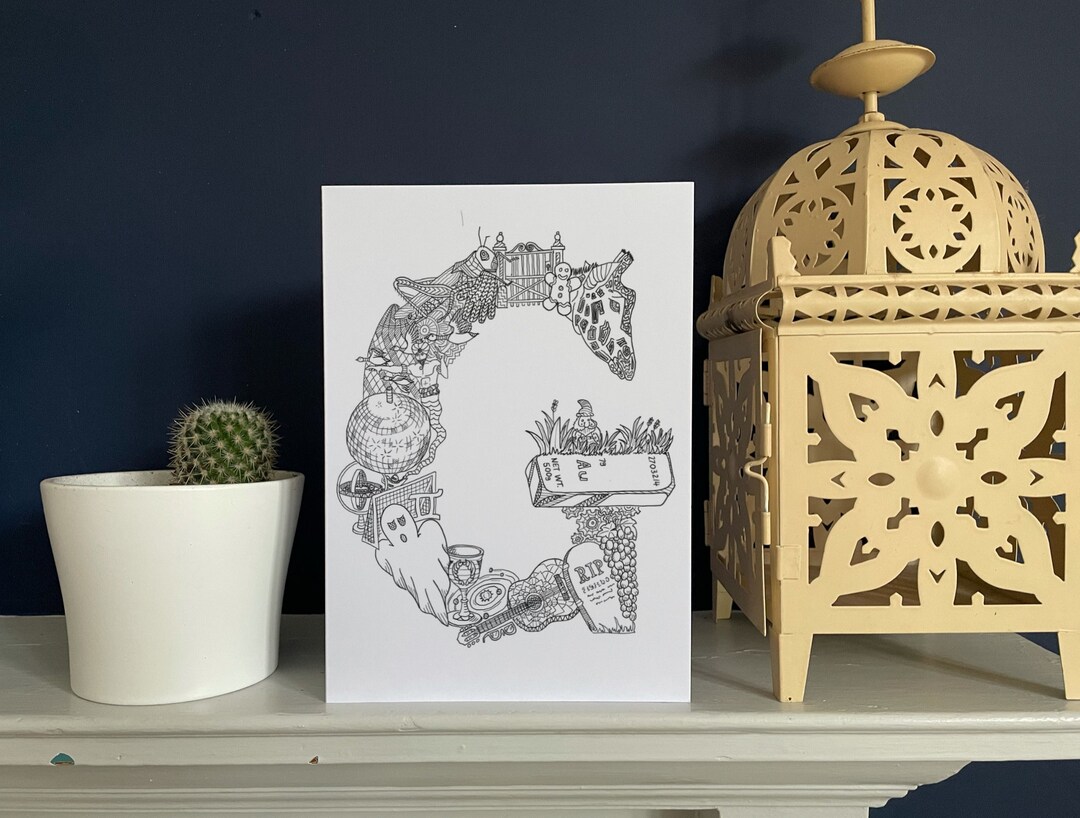 Alphabet Colouring | Colouring in | Letter Colouring | Letter G | G ...