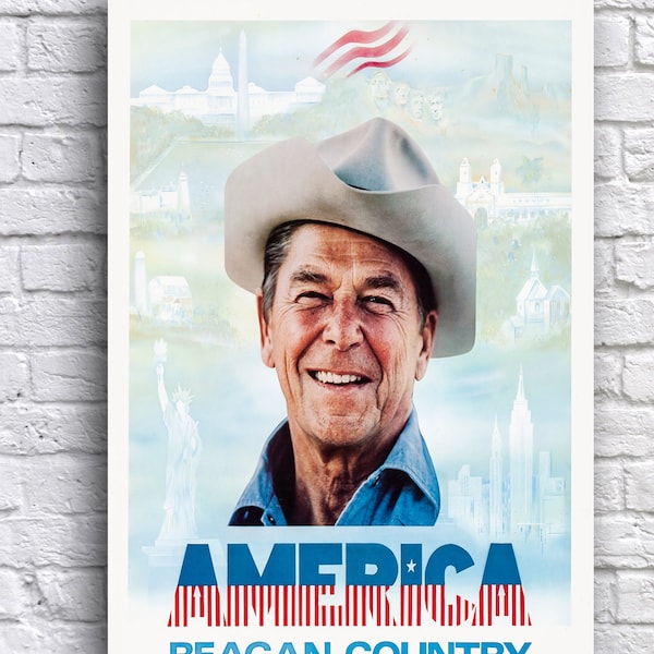 Reagan Campaign Poster - Etsy