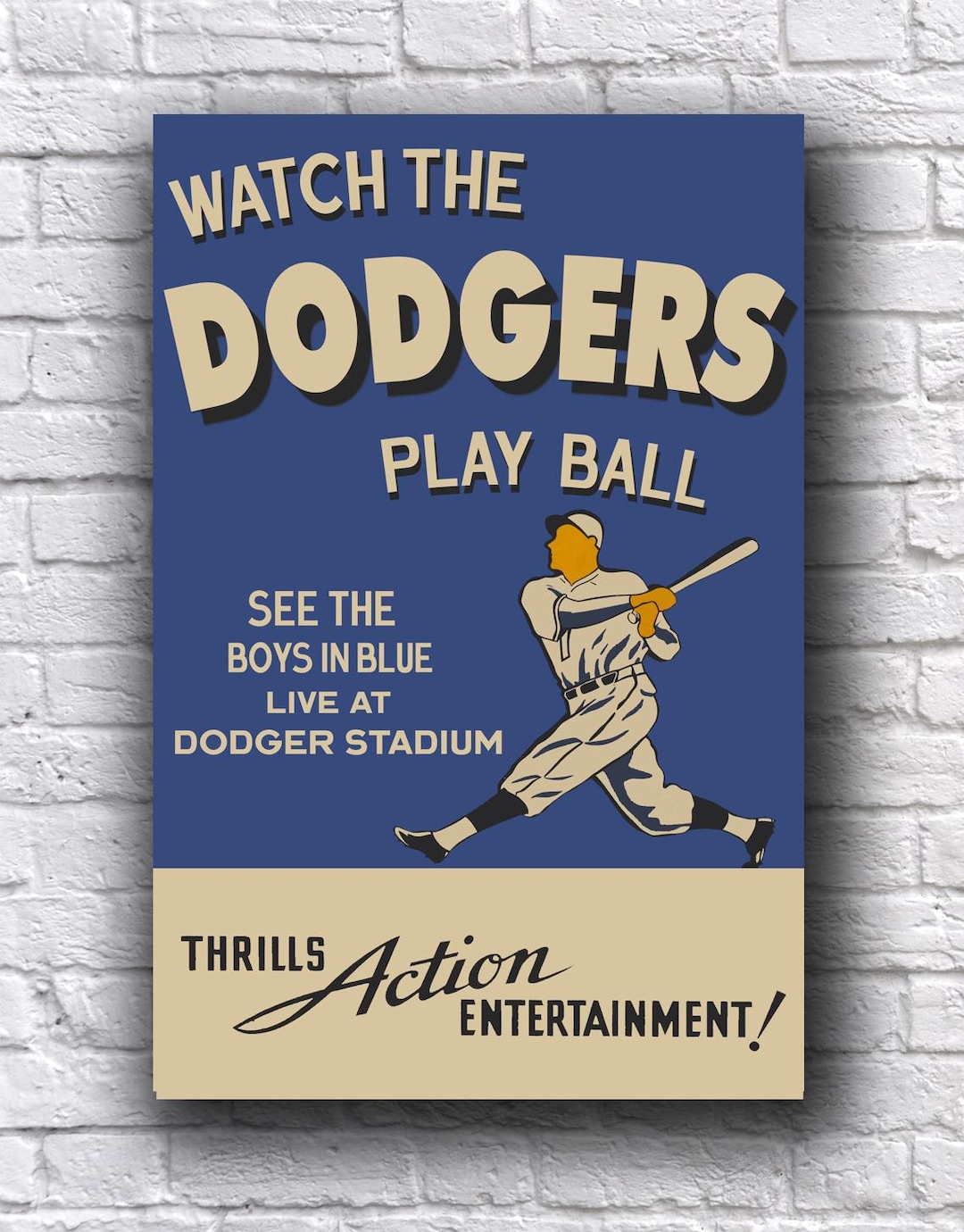 Los Angeles Dodgers Boys in Blue Baseball Live From Dodger Stadium ...