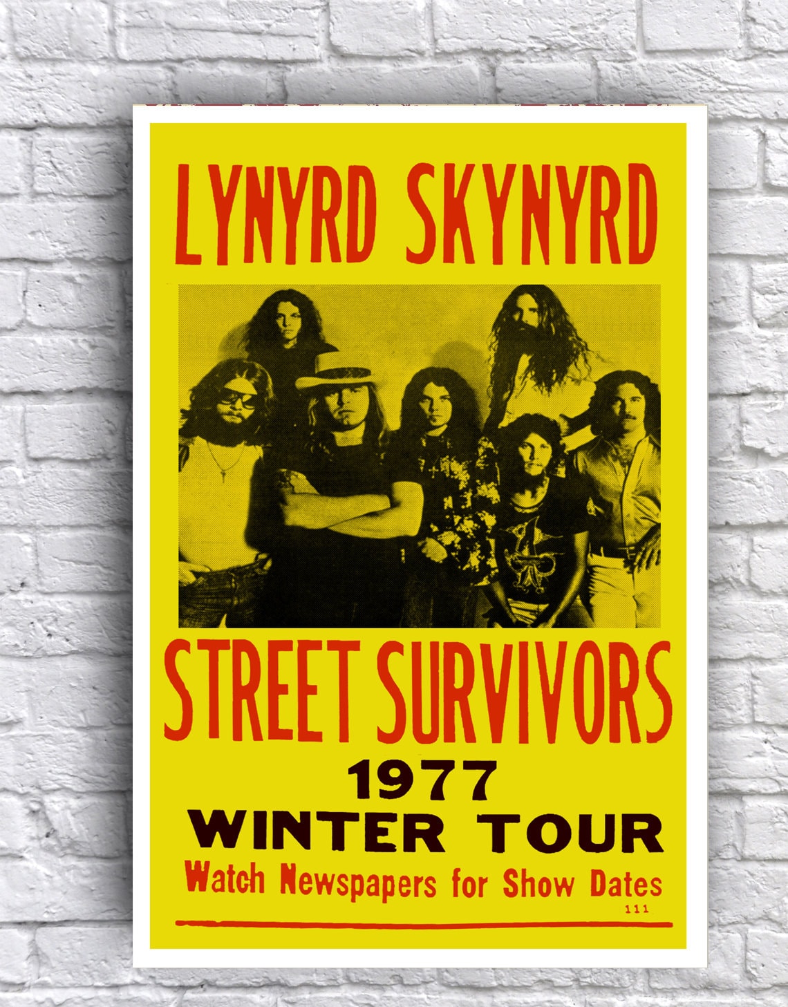 Lynyrd Skynyrd Street Survivors 1977 Winter Tour sold by Anjali Singh | SKU 156457200 | 55% OFF ...