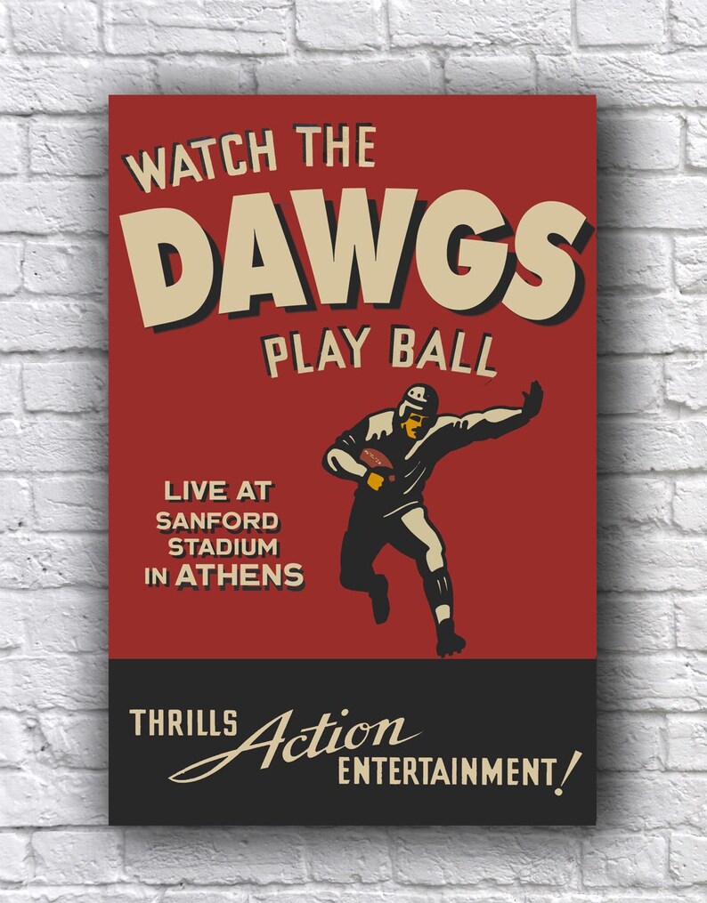 The University of Georgia Bulldogs Dawgs Football Live From Athens ...