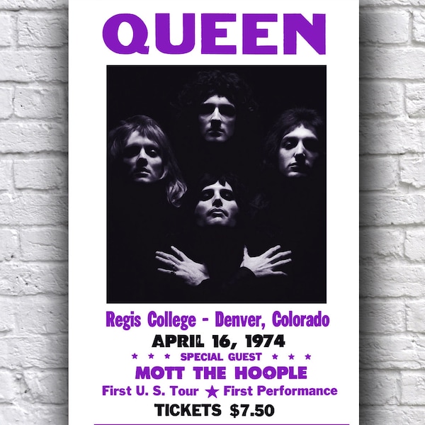 Queen Band Poster - Etsy