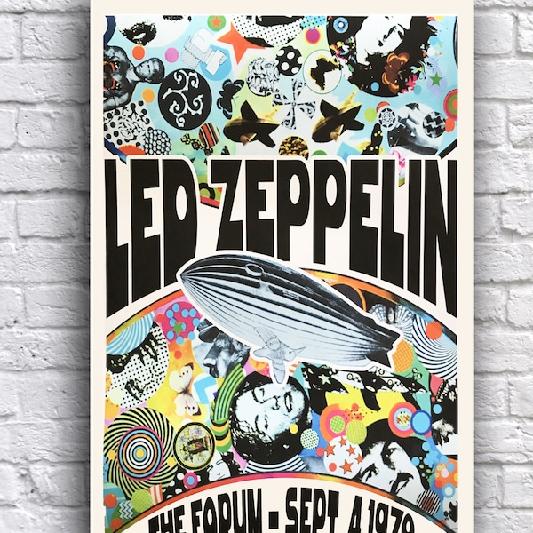 Led Zeppelin Concert Poster - Etsy