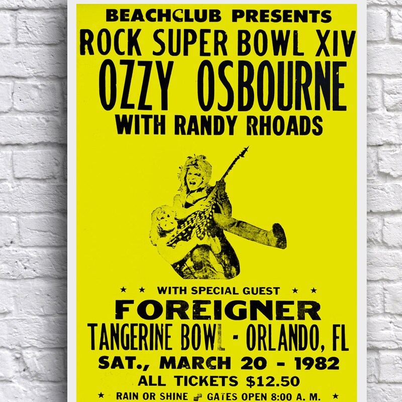 Ozzy Osbourne Poster - Etsy