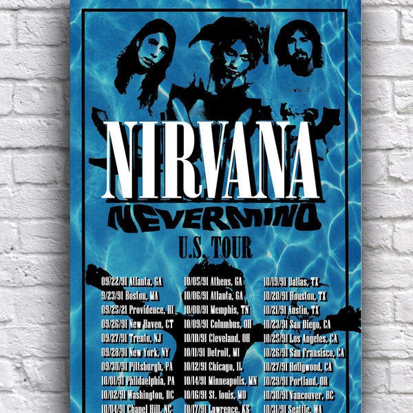 Nirvana Concert Poster - Etsy