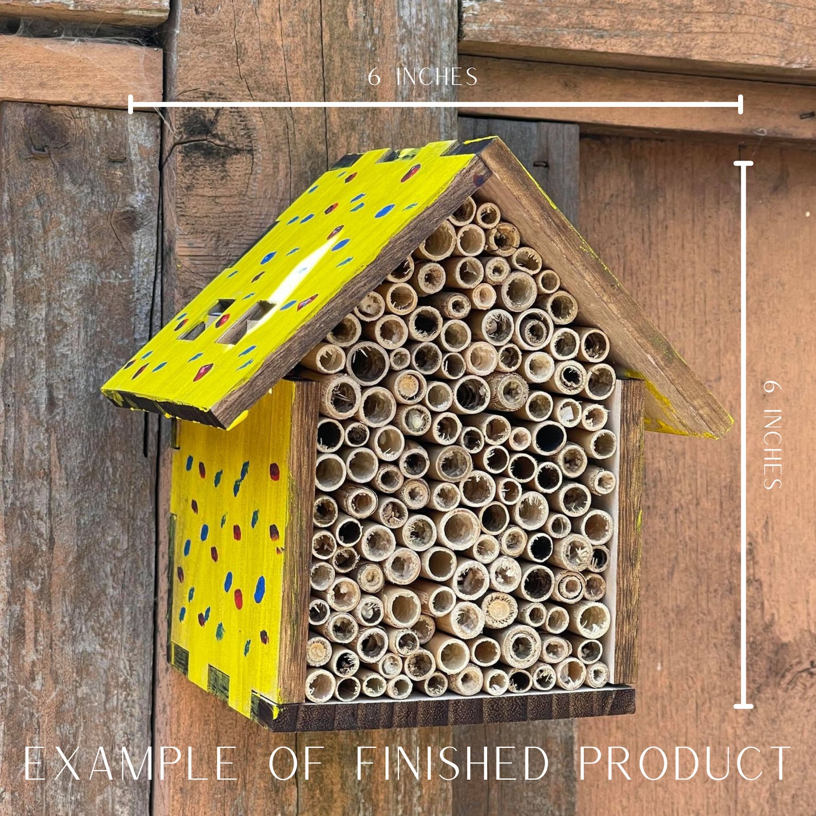 Build Your Own Bee House DIY Mason Bee House Kit Made With | Etsy