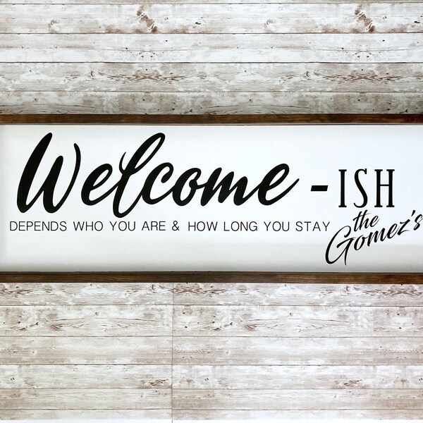 Funny Welcome Sign - Etsy