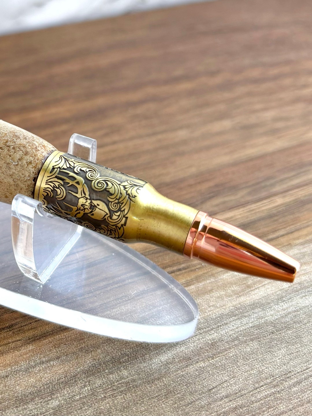 Bolt Action Deer Hunter Antler Pen Makes A Great Gift, Unique Hand ...