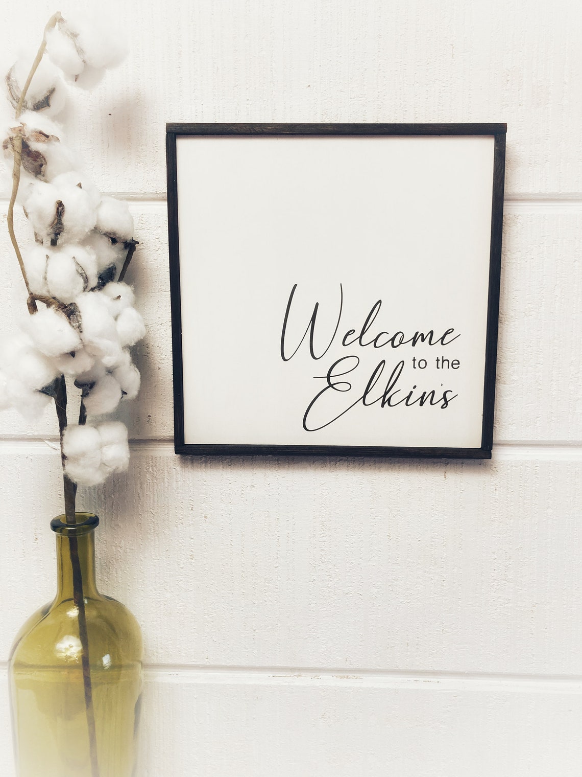 Customizable Welcome Sign Last Name Signs Custom - Etsy