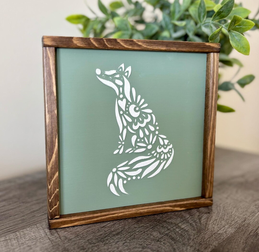 Woodland Creatures Nursery Sign, Forest Friends Kids Room Decor ...