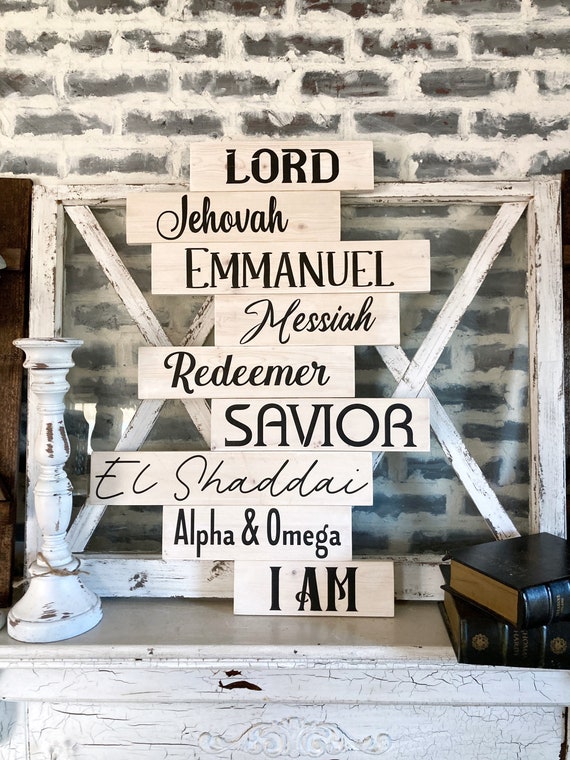 Wood Sign Alpha Omega