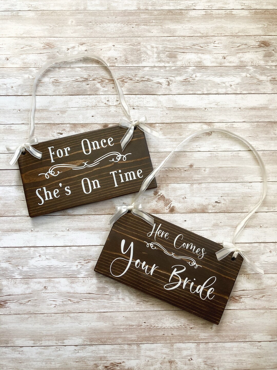 Wedding Ceremony Sign for the Aisle, Funny Wagon Sign to Announce Bride ...