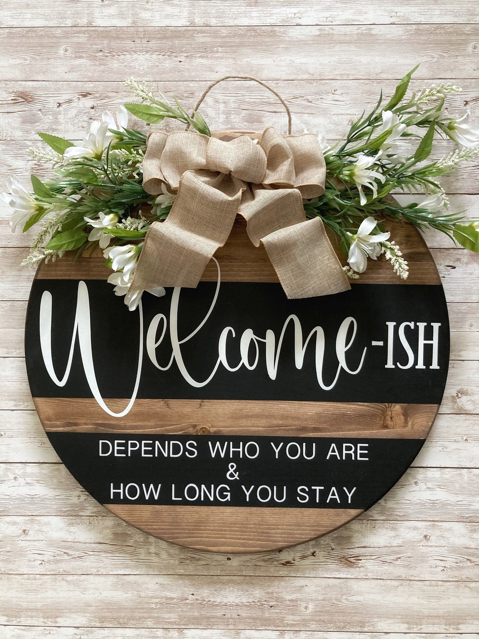 Funny door sign Unique housewarming gift Fun welcome sign | Etsy