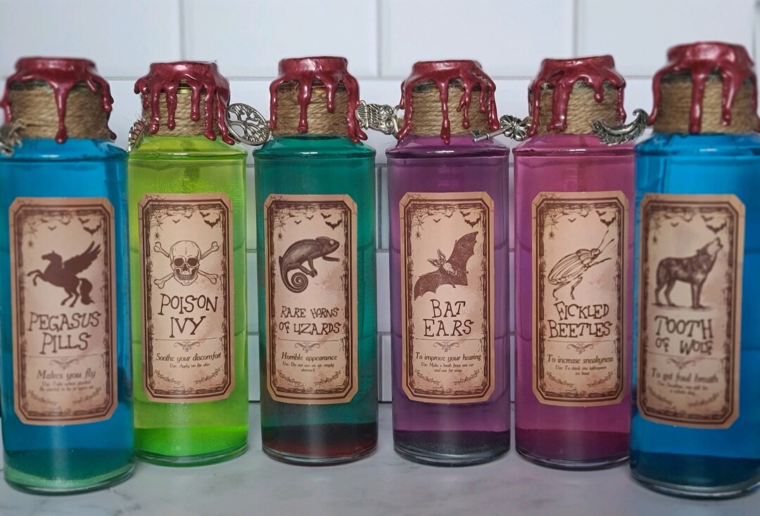 Color Changing Potion Bottle Magic Potion Bottle Roleplaying/decoration ...