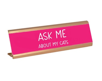 Funny Desk Name Plate, Desk Name Plate, Funny Office Decor, Gift for ...